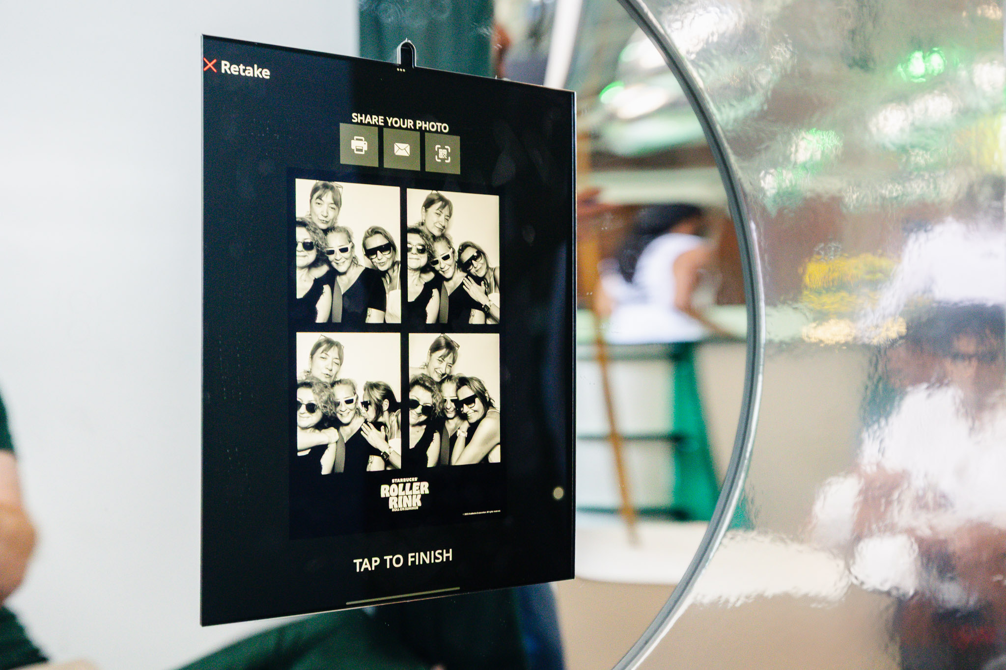 Starbucks Roller Rink Event - Megabooth